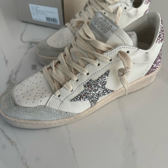 Golden Goose | Shoes | New Golden Goose Womens Glitter Ball Star ...